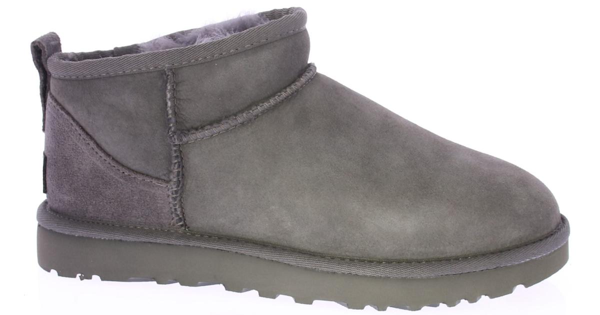 Ugg CLASSIC ULTRA MINI GREY 1116109 Ankle boots Gray/Taupe size 42 ...